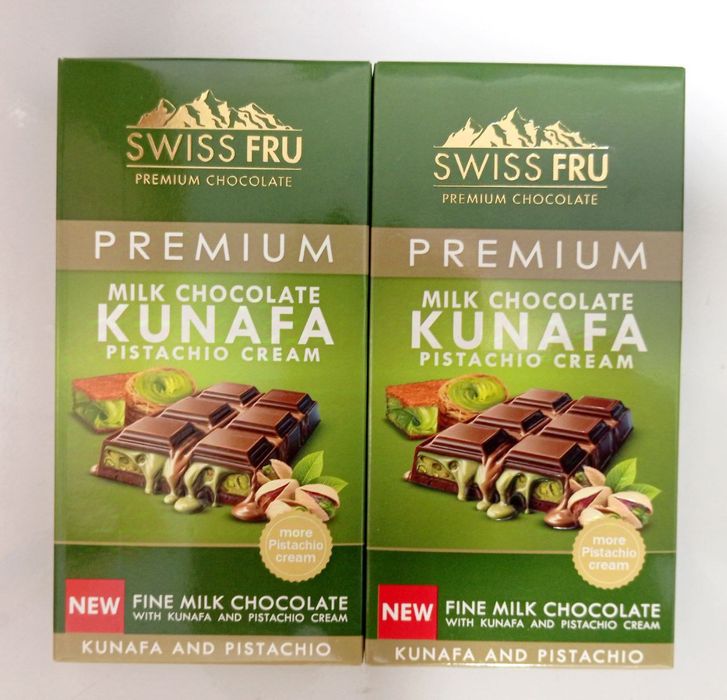 Дубайский шоколад. Swiss Fru Premium Kunafa Фисташковый крем, катаифи ...