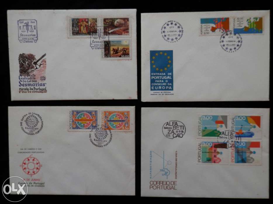 Envelopes originais dos CTT com selos Praia da Vitória (Santa Cruz ...