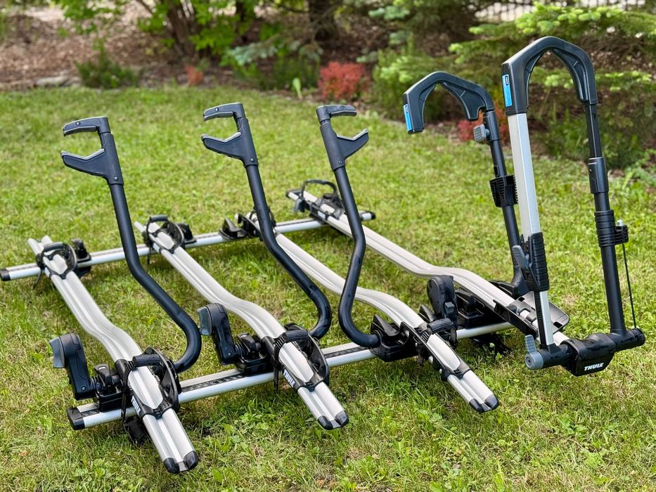 Bagażnik dachowy na 4 rowery THULE - Jak nowy! Nowy Sącz • OLX.pl