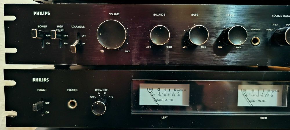 Super wieża Philips Rack Vintage Black Tulipan 4 segmenty -unikat Euro ...