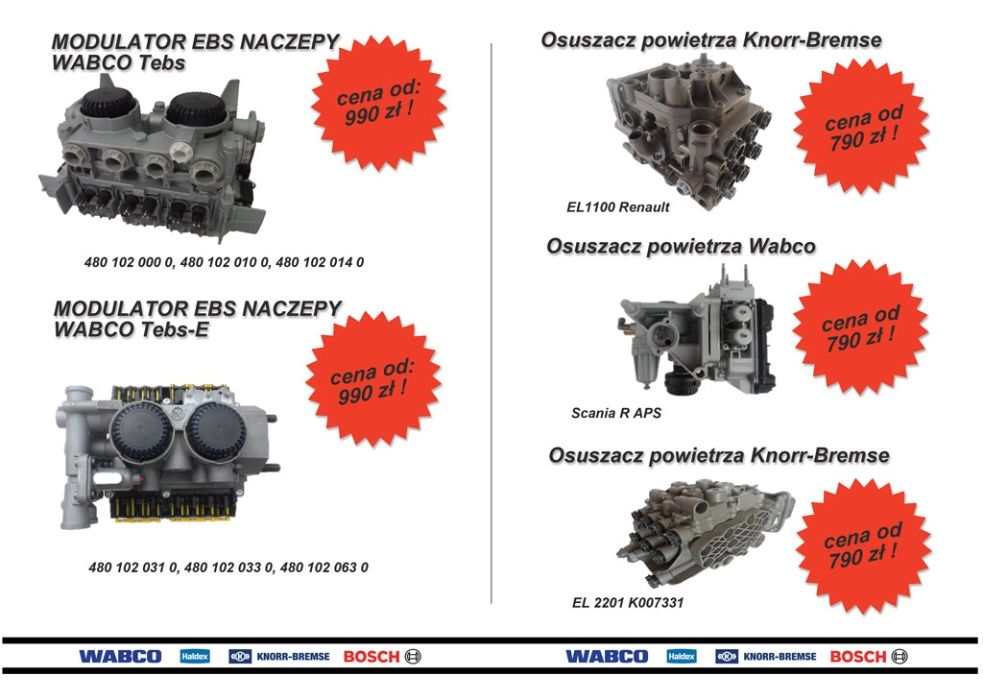 Modulator EBS WABCO modulator ebs Naczepy Siedlisko • OLX.pl