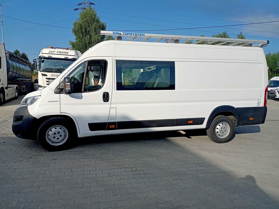 Wynajem busa/ Fiat Ducato/2019r./180KM/BRYGADÓWKA/6 OSOBOWA Krosno • OLX.pl