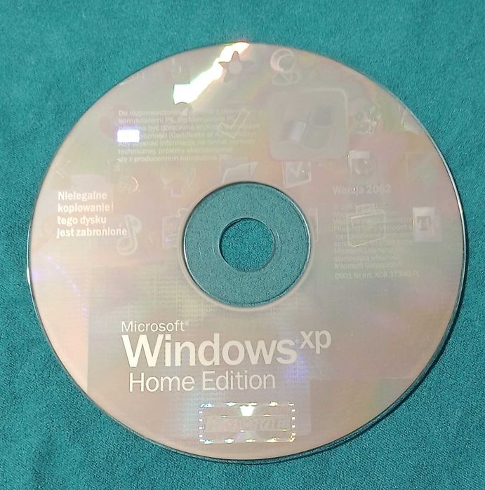Używana płyta instalacyjna Windows XP Home Edition Koszalin • OLX.pl