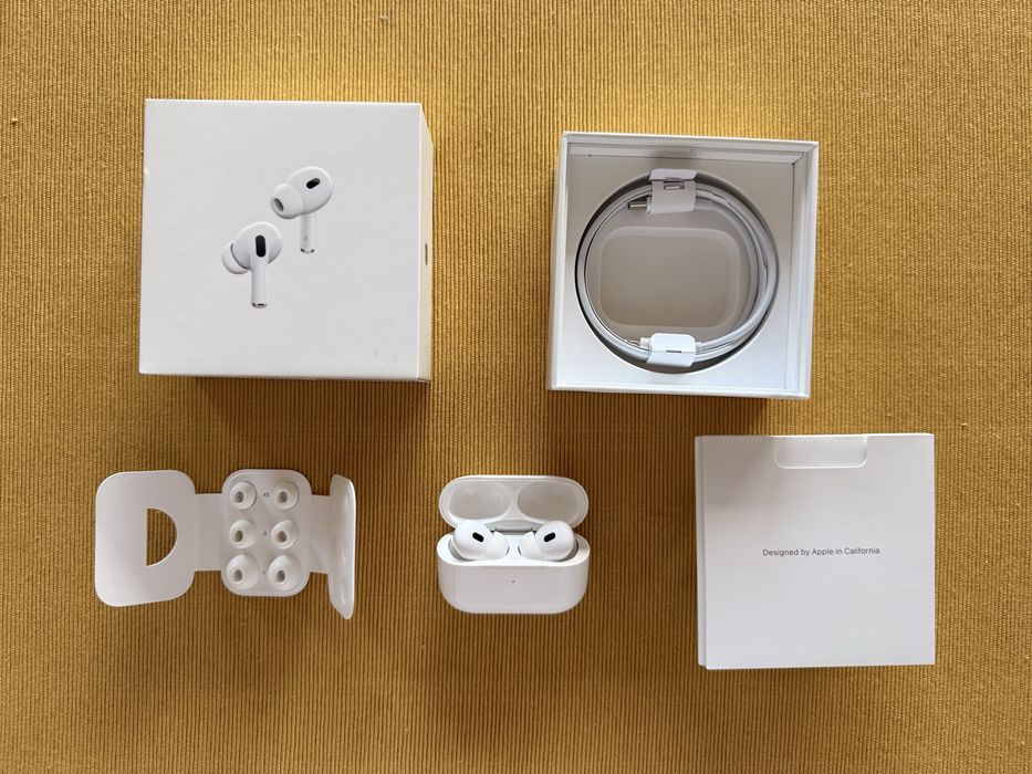 Apple AirPods Pro 2 Lightning oryginalne, jak nowe, sluchawki Apple ...