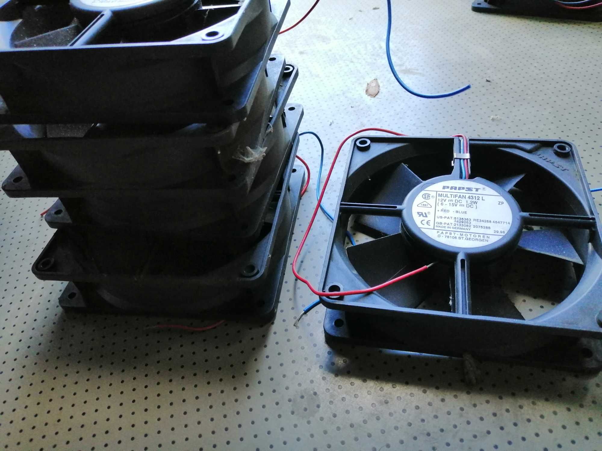 Немецкий вентилятор PAPST multifan 4312 L, 12V, DC, 1,2W, 120х120 мм ...