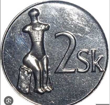 MonetY Słowacja 2 korony slovenska republika 2sk 1993 Nowy Sącz • OLX.pl