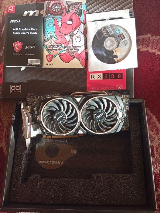 Відеокарта MSI AMD Radeon RX 580 8Gb Armor OC: 4 000 грн ...