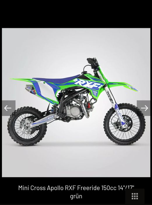 Питбайк Apollo RXF: 23 000 грн. - Мотоцикли Черкаси на Olx