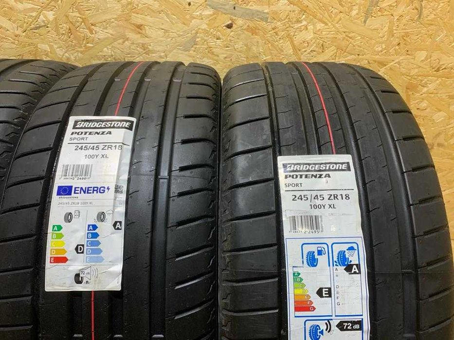 Opony letnie 245/45/18 Bridgestone Potenza Sport 100Y NOWE Rzeszów • OLX.pl