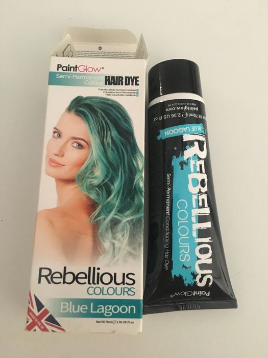Напівстійка фарба для волосся Rebellious Colors 70ml блакитна лагуна ...