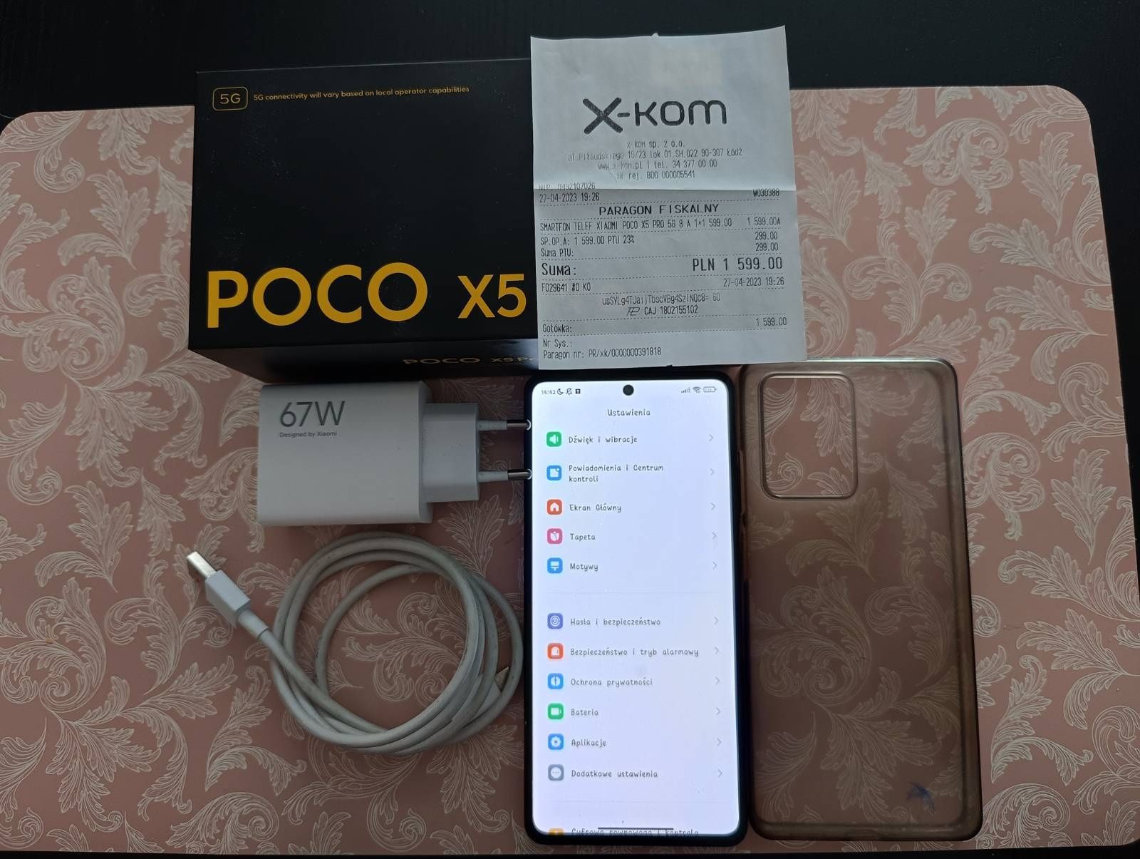 Xiaomi Poco X5 Pro 5G 8/256 GB czarny GWARANCJA igła xkom x-kom Łódź ...