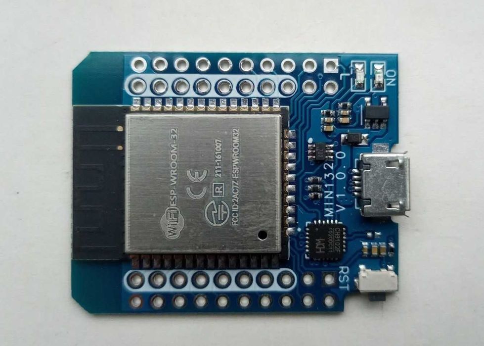 Модуль ESP32 Mini ESP-WROOM-32 Wi-Fi / Bluetooth micro USB CH9102F: 190 ...