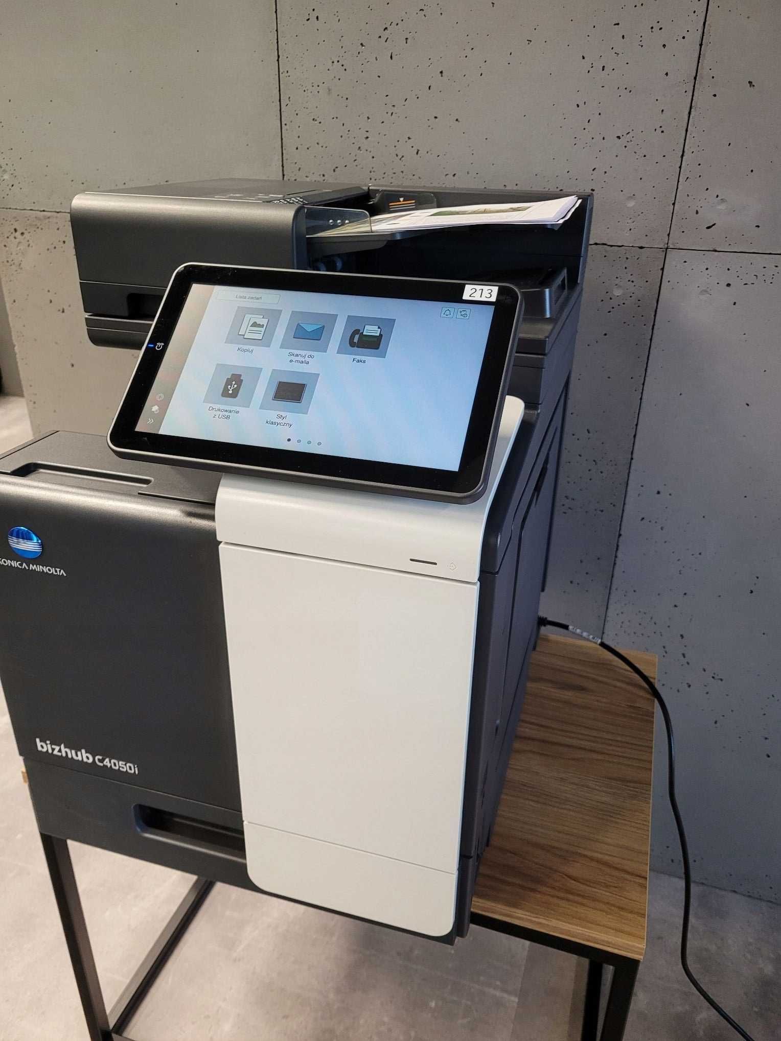 Drukarka wielofunkcyjna (kolor) Konica-Minolta Bizhub C4050i (id:210 ... Drukarka wielofunkcyjna (kolor) Konica-Minolta Bizhub C4050i (id:210 ...
