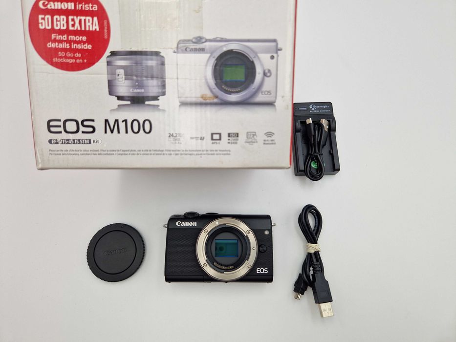 .Aparat Canon M100 body - szybki i elegancki - jak nowy Gdańsk Jasień • OLX.pl