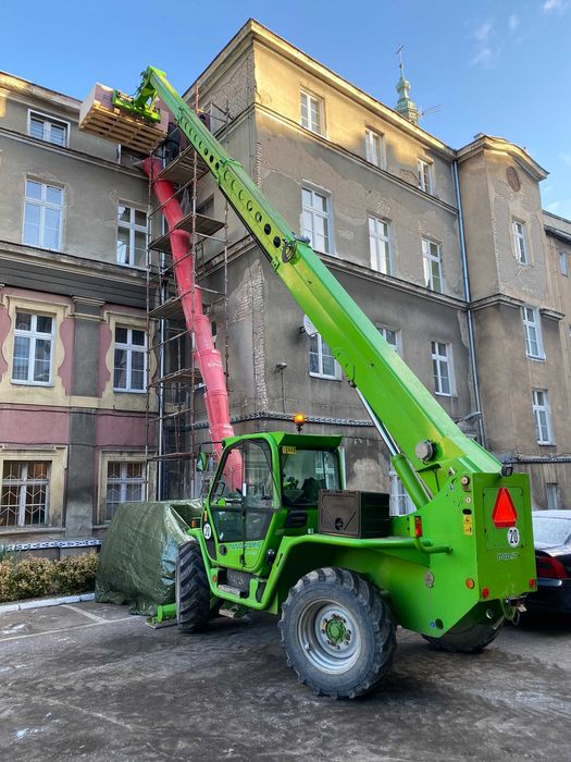 Usługi ładowarką teleskopowa manitou merlo ,17 metrów poznań, stęszew ...