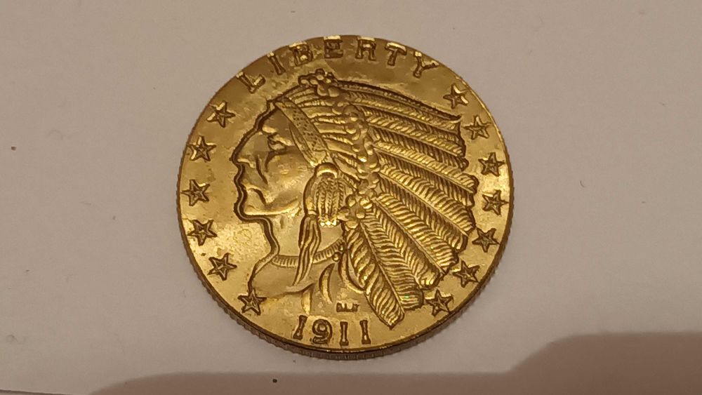 USA 5 Dolarów Liberty Indianin 1911 r. Zielona Góra • OLX.pl