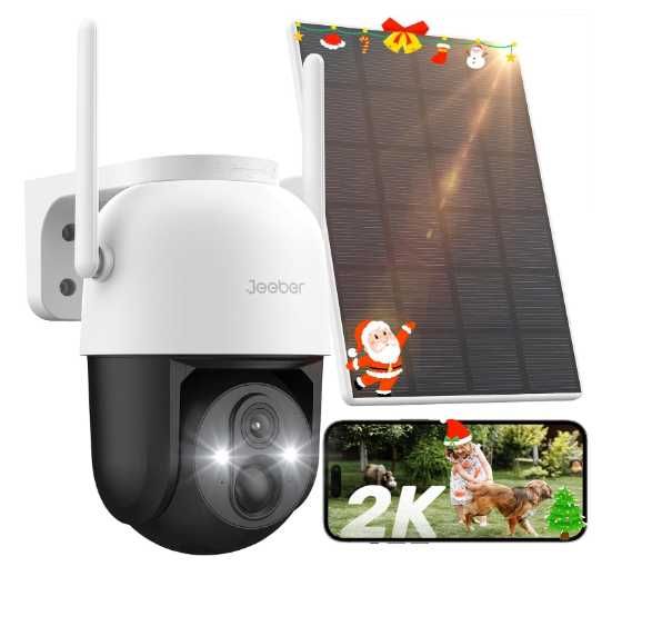 JEEBER Kamera monitoringowa 2K zewnętrzna 30m Glinik • OLX.pl