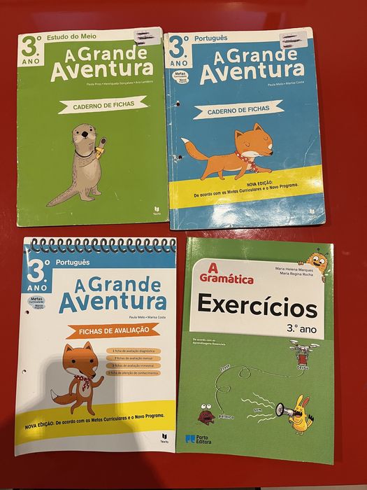 Cadernos de fichas 3o Ano Ramalde • OLX Portugal