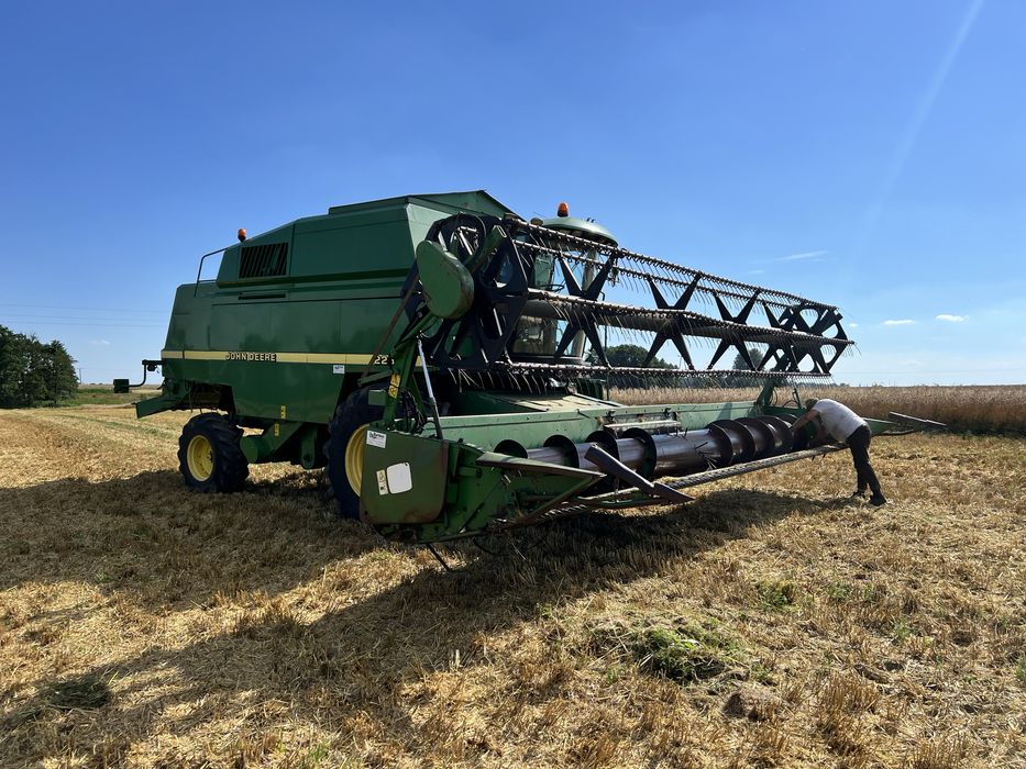 Kombajn John Deere 2266 hydrostat rozrzutnik poziomowanie sprowadzony ...