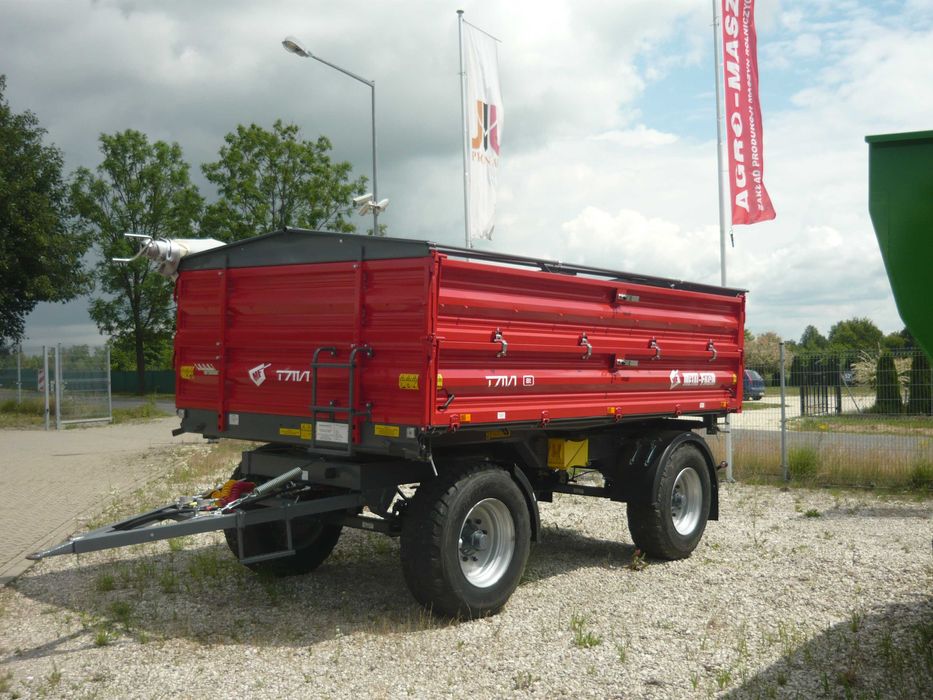 Przyczepa rolnicza 10T Metal-Fach T711/2 paletowa wywrotka T711/3 12T Kozenin • OLX.pl