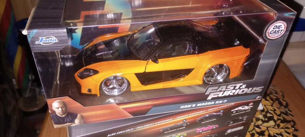 Model Jada Fast Furious Han's Mazda RX-7 skala 1 24 Warszawa Mokotów ...