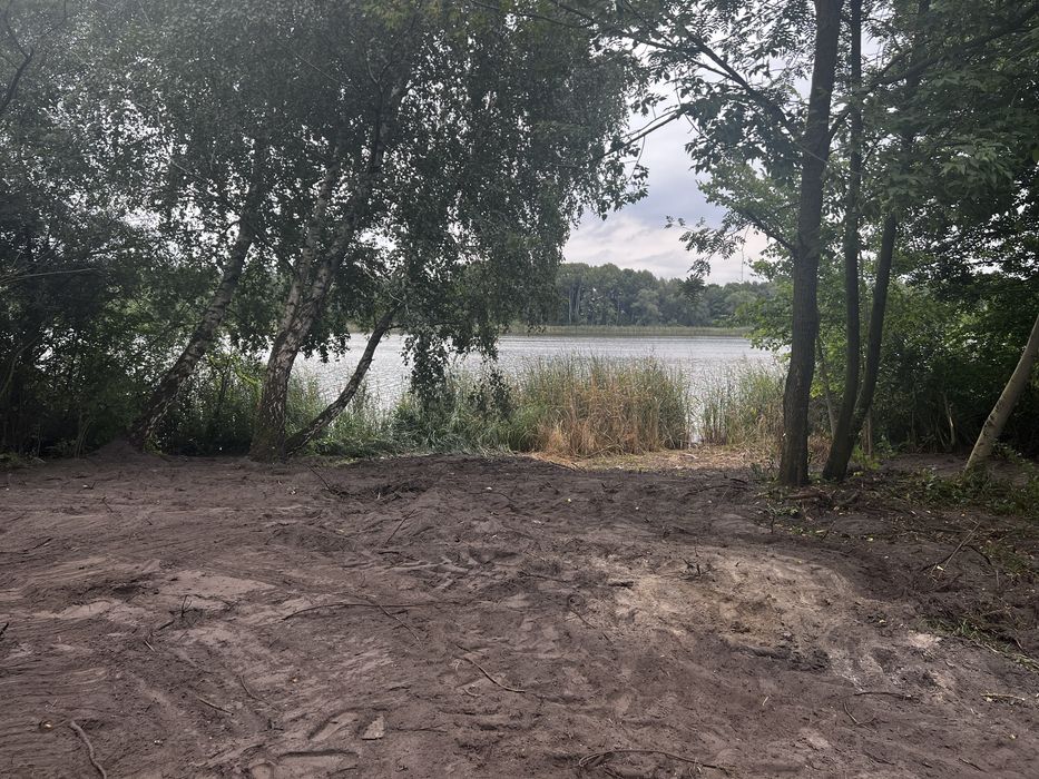 Dzialka z linia brzegowa. Goplo. Slesin Ostrówek • OLX.pl