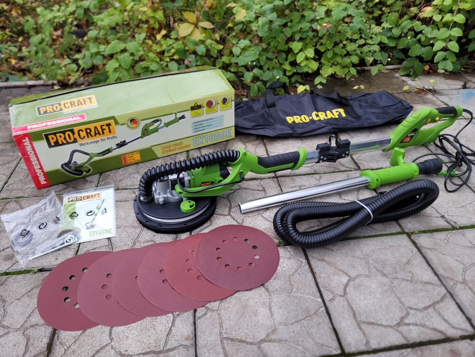 Шлифмашина для стен Жираф ProCraft EX1050 Подсветка Гарантия +Наждачки ...