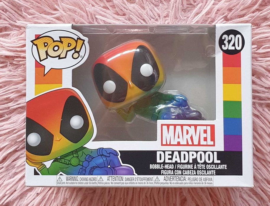 Figurka Funko POP! DEADPOOL PRIDE Rainbow Edition #320 Gdynia Babie ...