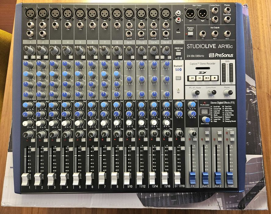 Presonus StudioLive AR16c Mixer 18 canais e interface áudio USB Arroios ...