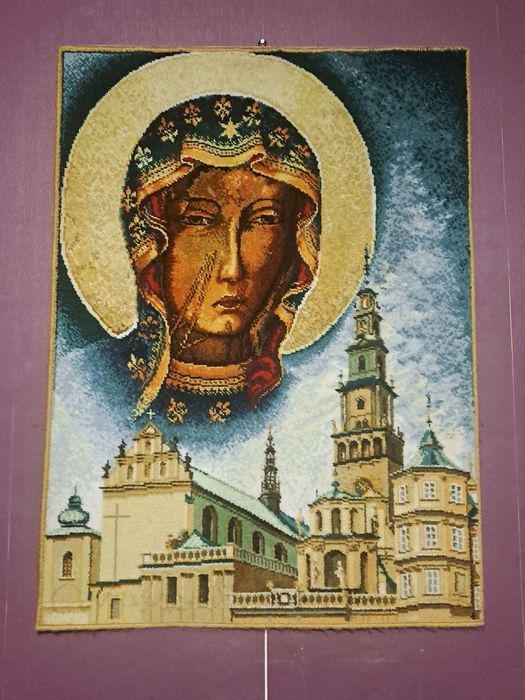 Kilim Obraz Makata na ścianę Matka Boska - dywan Pyskowice • OLX.pl