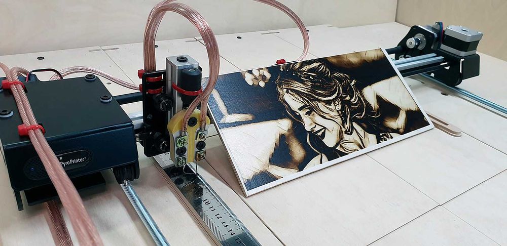 PyroPrinter-X (пиропринтер) - простой чпу выжигатель по дереву: 17 200 ...