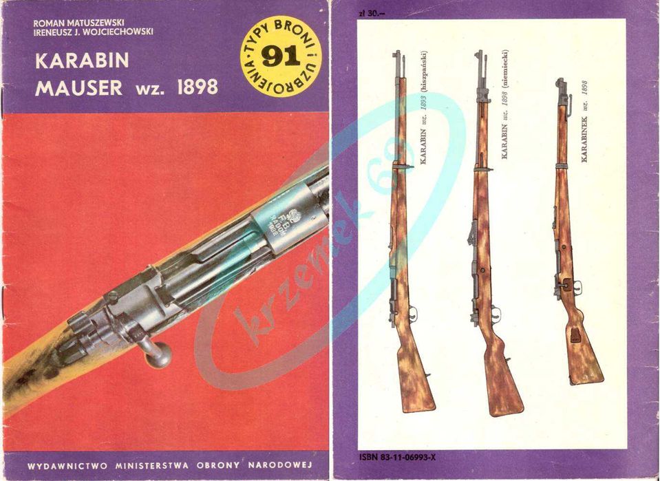 Karabin MAUSER wz. 1898 TBiU nr 91 Grudziądz • OLX.pl
