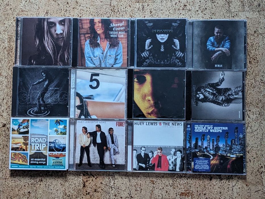 CD диски Jimi Hendrix, Tom Petty Pink Floyd Dire Straits Lenny Kravitz ...