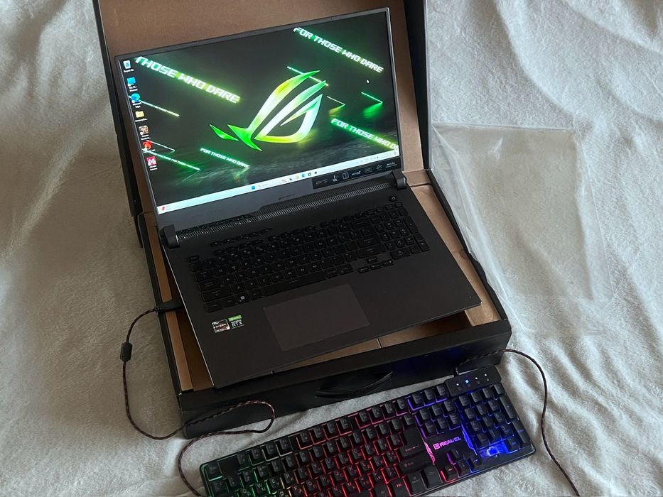 2к 165гц ,17 дюймов, RTX 3070Ti !Игровой ноутбук ASUS ROG Strix G713 ...