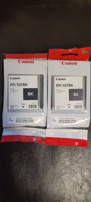Tusz Canon PFI-107BK Wrocław Krzyki • OLX.pl