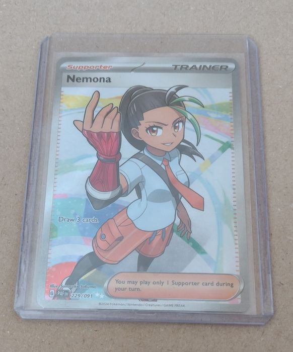 Pokemon tcg: Nemona PAF 229 Chrzanów • OLX.pl