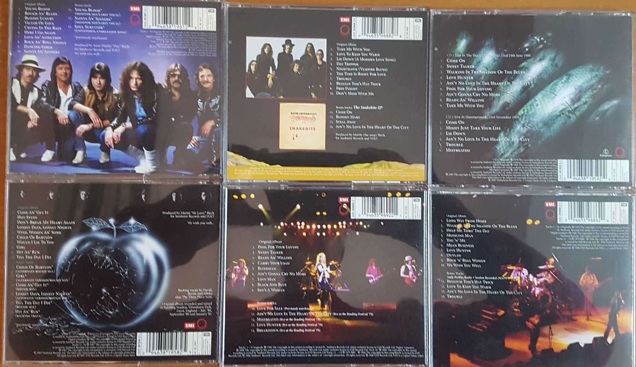 Whitesnake lote 6 CDs hard rock heavy metal / ex Deep Purple Caldas da ... Whitesnake lote 6 CDs hard rock heavy metal / ex Deep Purple Caldas da ...