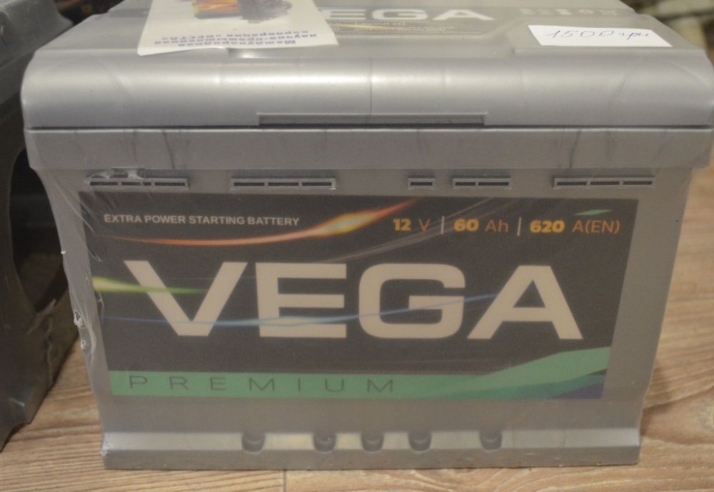 Автомобильный Аккумулятор Vega Premium 6CT-60Ah 620A R/L: 2 500 грн ...