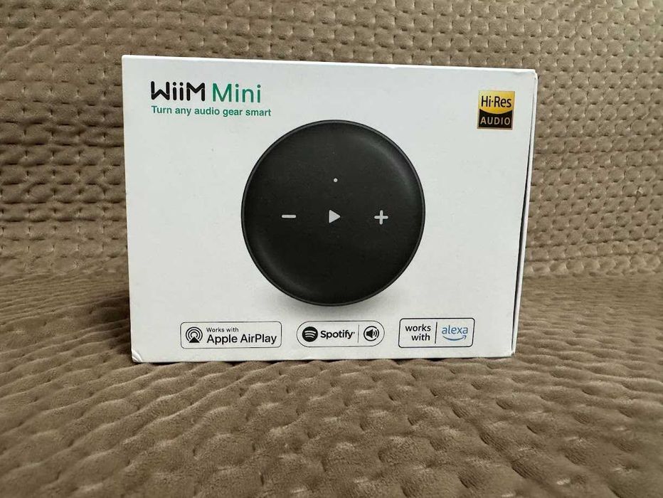 WiiM MINI стрімер 2.4 G+5 G TuneIn, Deezer, Tidal, Airplay2, Bluetooth ...