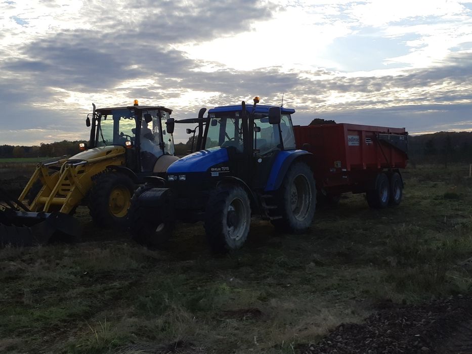 Usługi koparko ładowarką z wywozem ziemi Parchów • OLX.pl