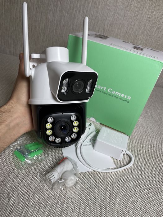 Wifi Двойная камера видеонаблюдения 8 Мп ICsee Подвійна відеонагляду: 1 ...