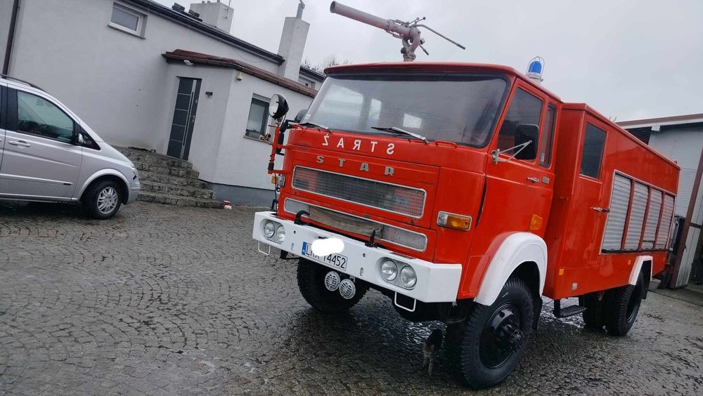 Star 244 4x4 Pożarniczy Rok produkcji 1984 Przebieg 16800km Zbiornik ...