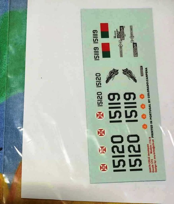 Decalques Santa Cruz para F-16 escala 1/72 Angra do Heroísmo • OLX Portugal