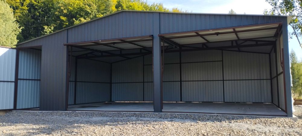 Garaż blaszany garaż blaszak 8x6 6x6 7x5 6x5 profil 5x5 Inowrocław • OLX.pl