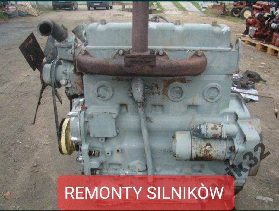Silnik 3p ursus mf 255 mf255 s 2812 remont 3512 u 4512 s 4514 Poddębice ...
