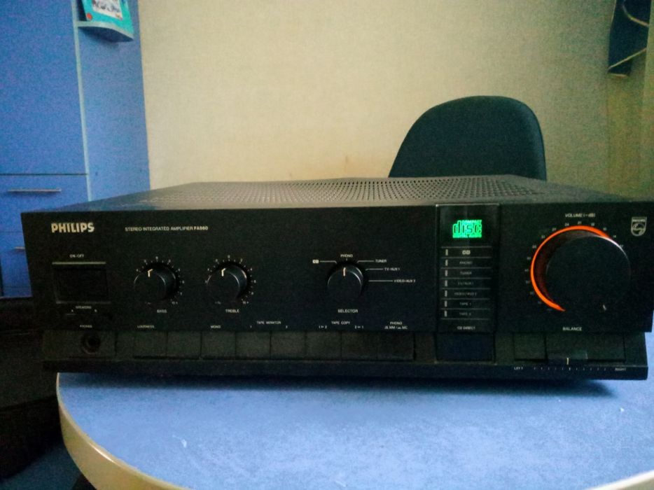 PHILIPS stereo integrated amplifier fa860: 4 000 грн. - Підсилювачі ...