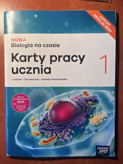 NOWA Biologia na czasie 1. KARTY PRACY ucznia dla liceum i technikum. Wrocław Krzyki • OLX.pl