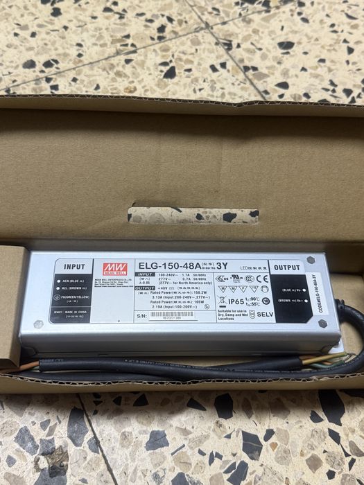 Fonte alimentacao comutada mean well 48v /3,2ah e 12v/5ah Santa Iria De ...