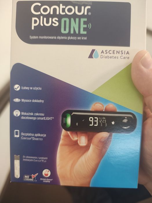 Mega okazja fabrycznie Nowy Zaplombowany Glukometr Contour Plus One ...