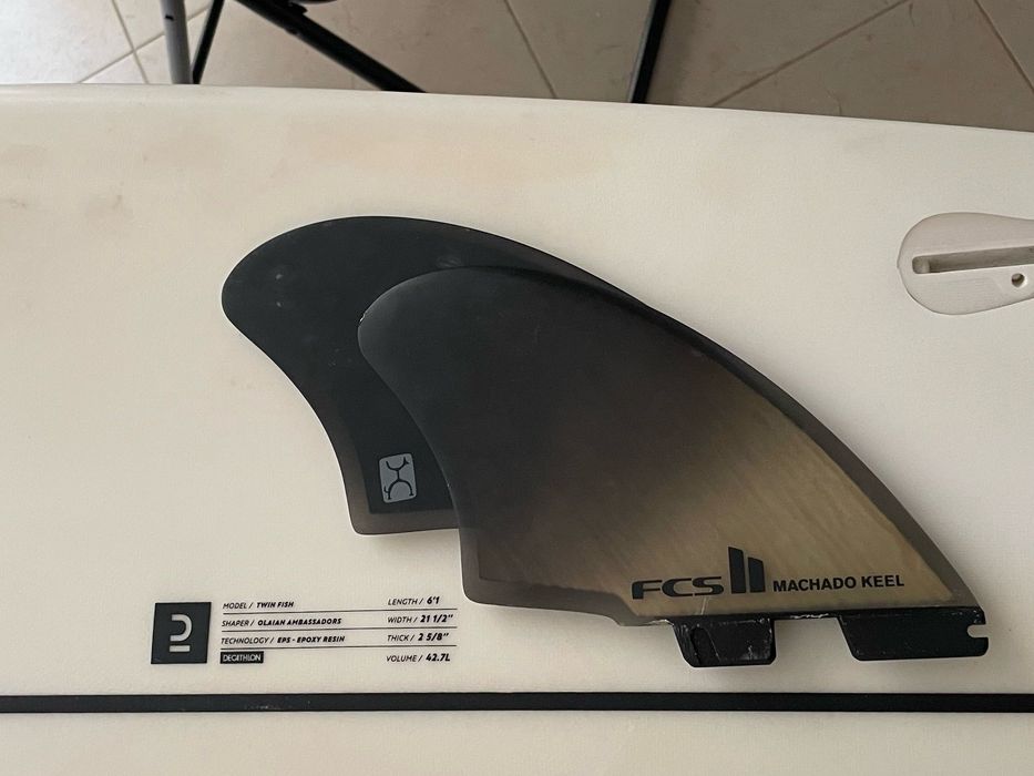 Prancha OLAIAN Twin Fin 6.1 43L Costa Da Caparica • OLX Portugal